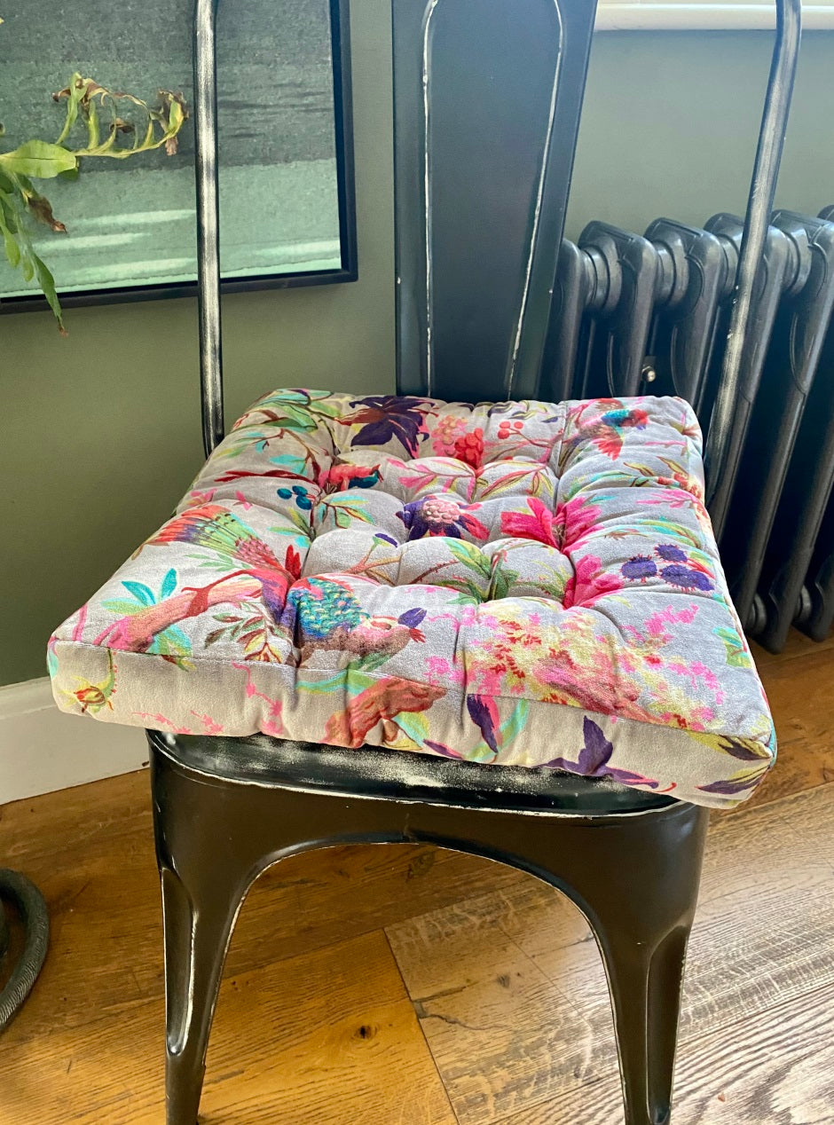 Grey Paradise Seat Pads – Scape Interiors