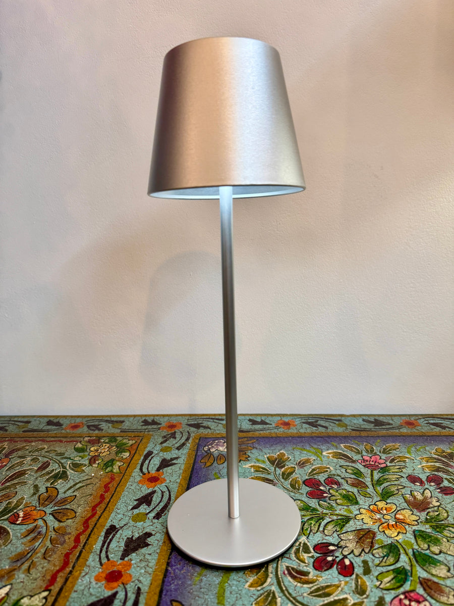 LED Touch Lamp Silver – Scape Interiors