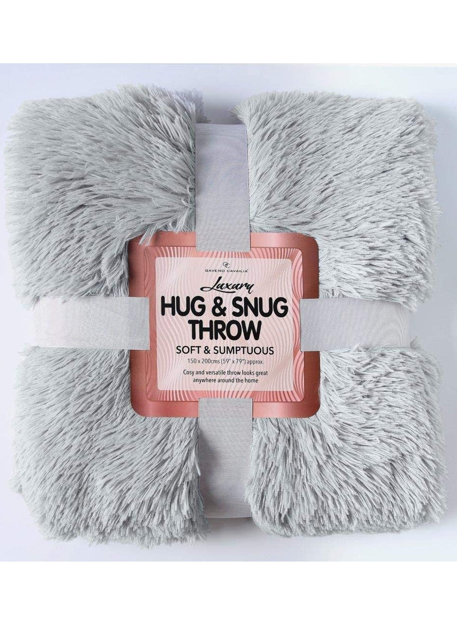 Hug & Snug Throw Silver – Scape Interiors